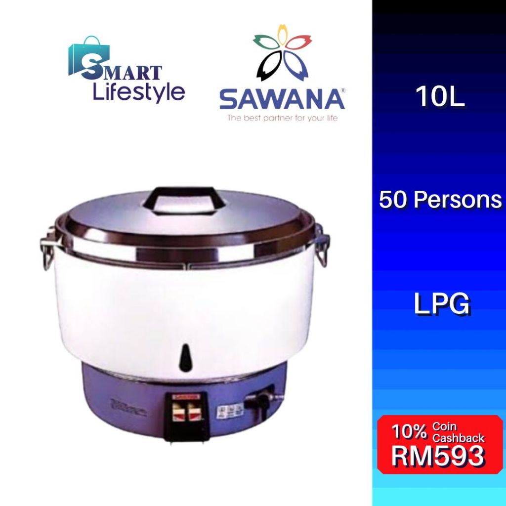 Sawana 10L Commercial Gas Rice Cooker RR60 / RR80 | Shopee Malaysia