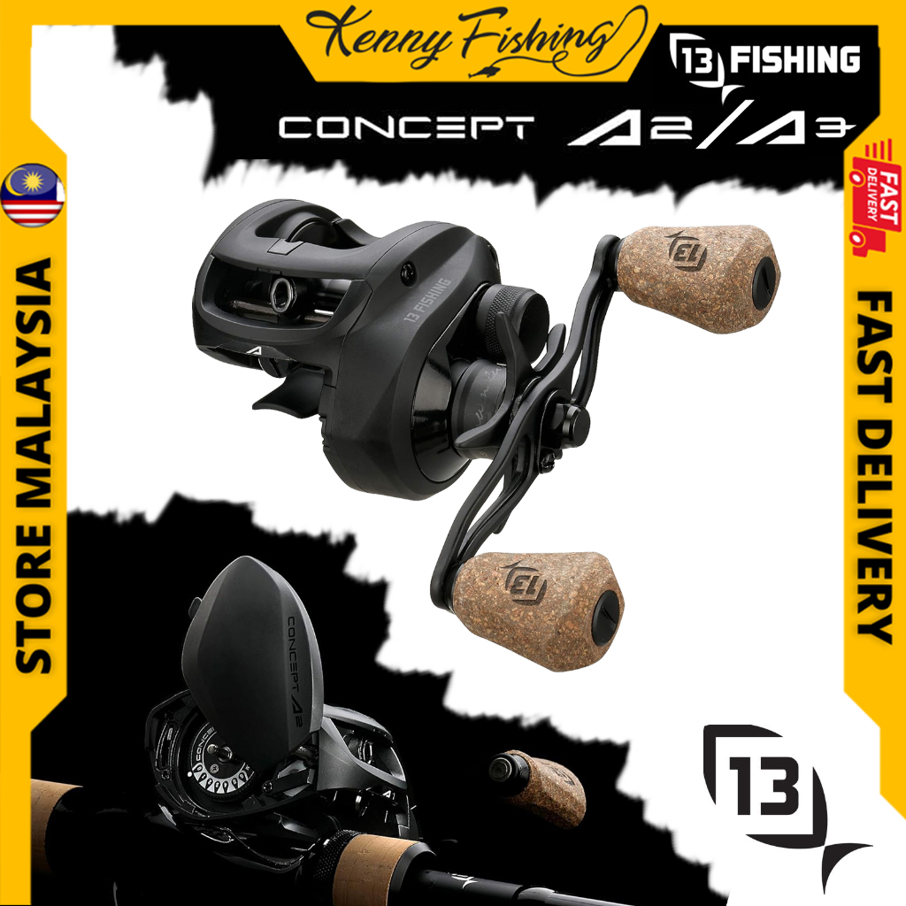 13 Fishing Concept A2 / A3 GEN II BAITCAST REEL MESIN BC | Shopee Malaysia