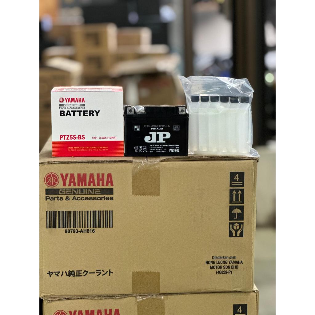 ORIGINAL YAMAHA Pinaco YTZ5S Battery Basah Motor Y15 Y16zr Lc135 ...