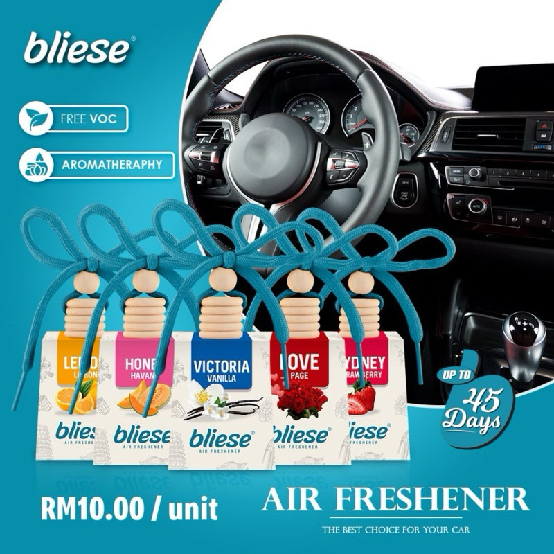BLIESE Car Air Freshner Pewangi Kereta | Shopee Malaysia