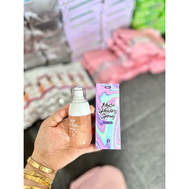 🔥VIRAL MYCA GLOWING SETTING SPRAY NEW🔥ORIGINAL HQ | Shopee Malaysia