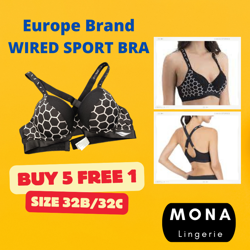 MONA Wired Bra Dawai 32AB Coli Wanita Cantik Murah dan Berkualiti Push Up Bra Besi Span Lembut ...