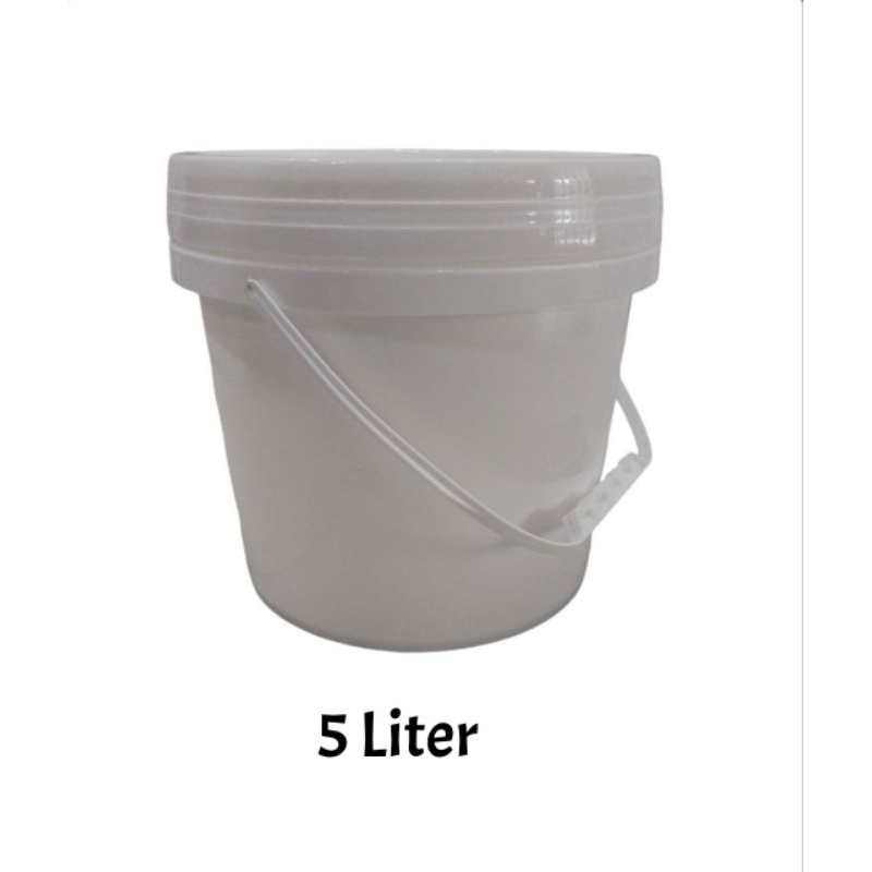 New 5 Litre Pail With Cover | Shopee Malaysia