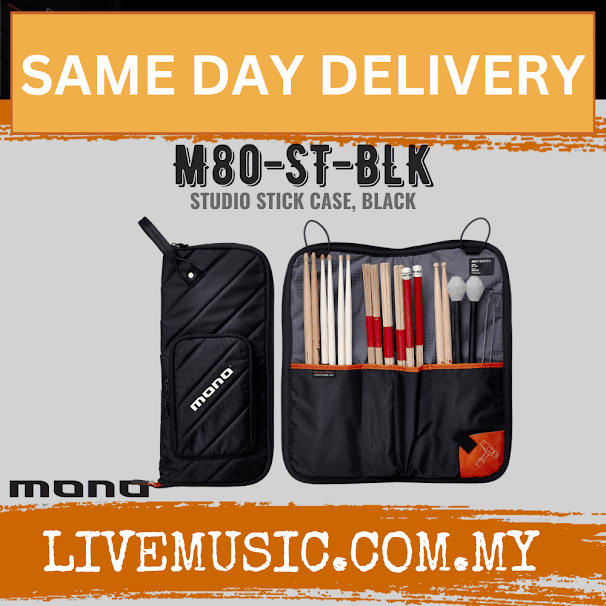 Mono M80 Studio Sticks Drum Stick Case - Black (M80-ST-BLK) | Shopee Malaysia