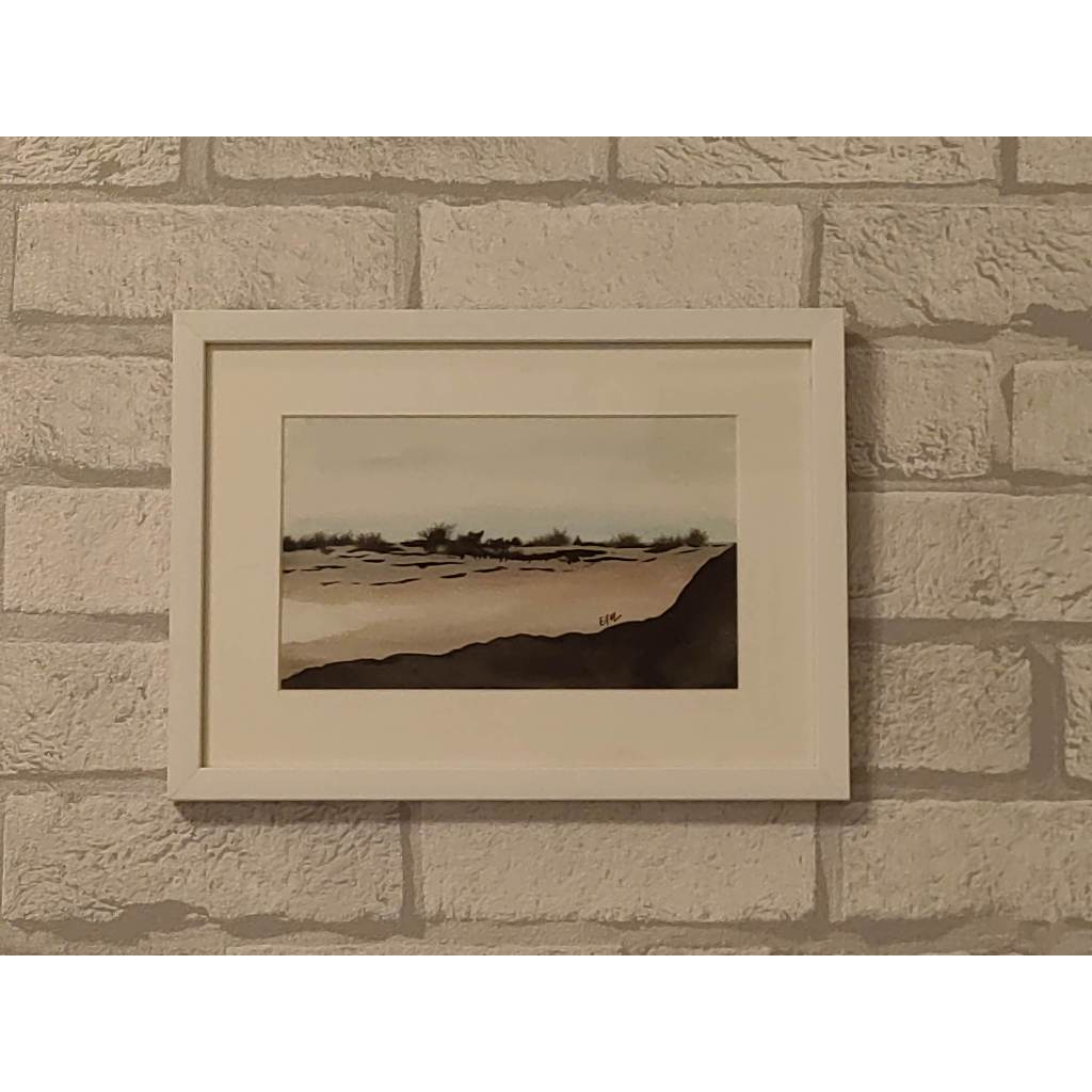 Watercolour Drawing: Outback of Australia 🚚Free shipping 🖼️ Free frame ...