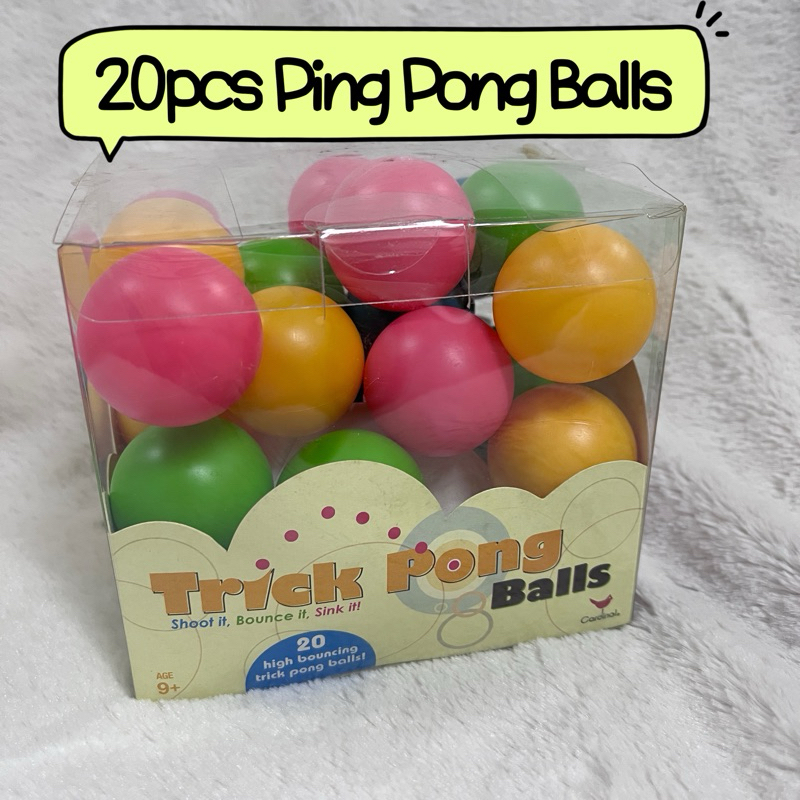 20 pcs Colourfull High Bouncing Ping Pong Ball Table Tennis/Training ...