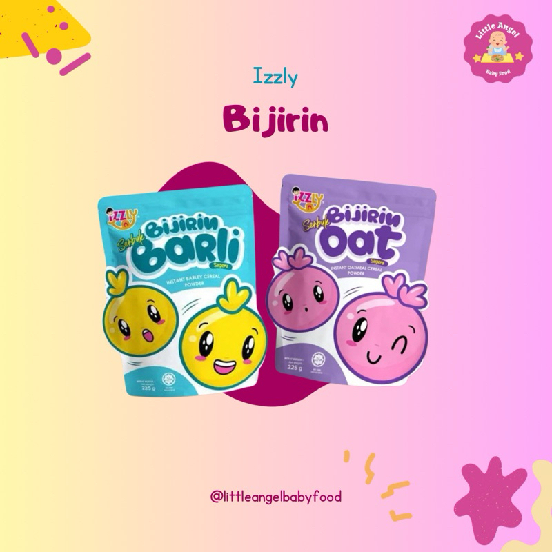 IZZLY 👉🏻 Serbuk Bijirin Barli dan Bijirin Oat untuk bayi 7bulan+ (HALAL ...