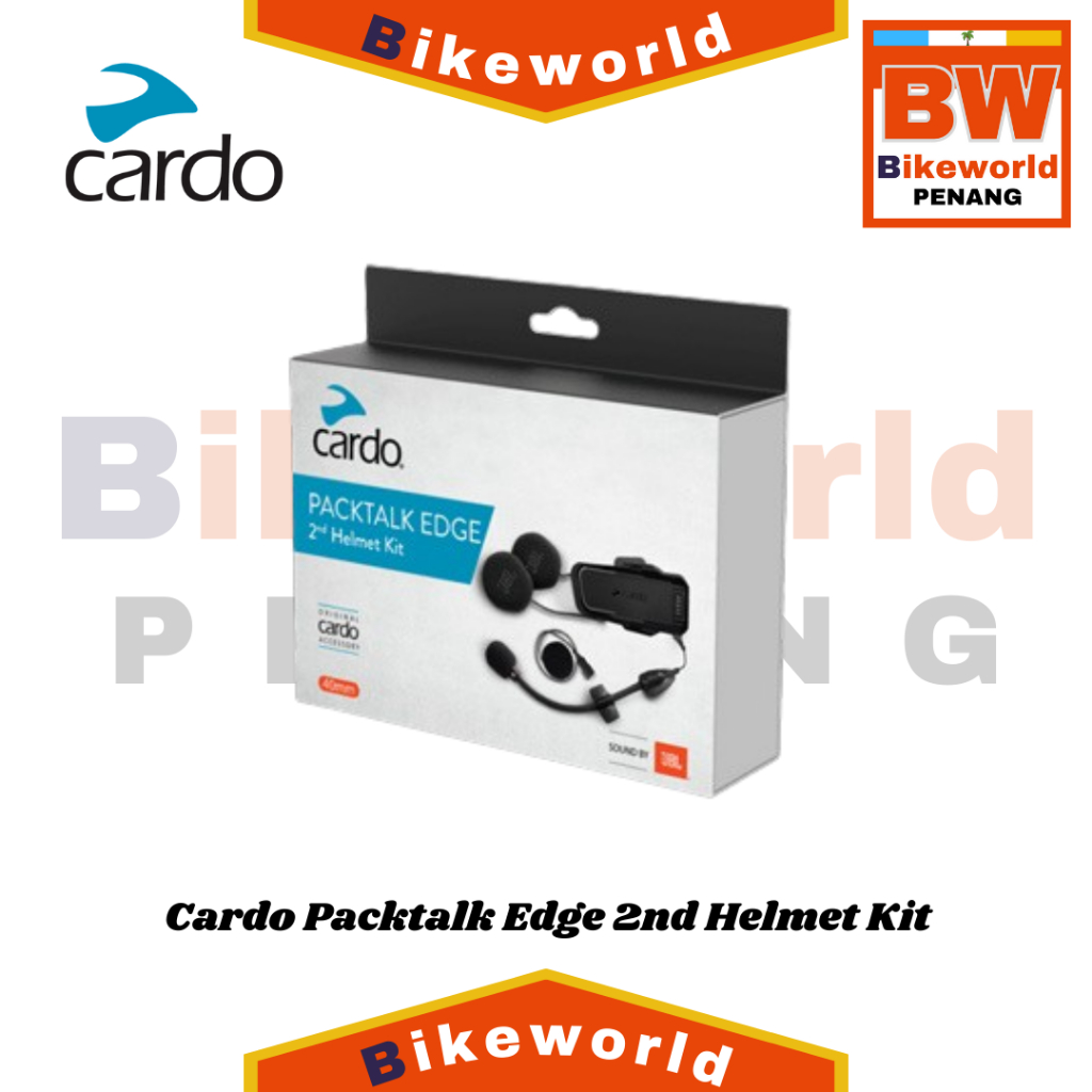 CARDO PACKTALK EDGE 2ND HELMET KIT [BIKEWORLD PENANG] | Shopee Malaysia