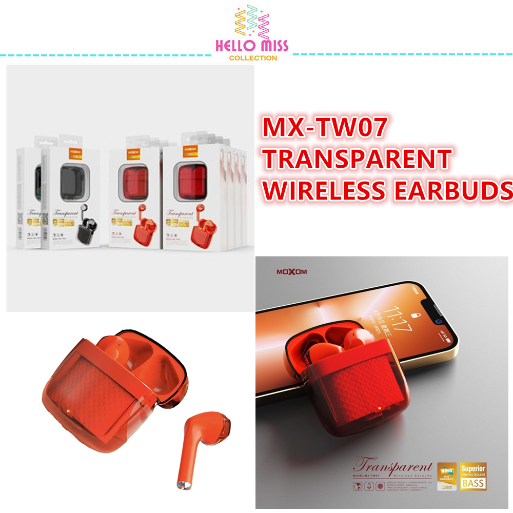 MX-TW07 BLUETOOTH V5.1 EARPHONE WIRELESS TRANSPARENT WIRELESS EARBUDS | Shopee Malaysia