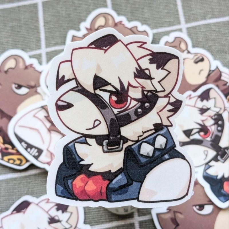 KEYCHAIN !!VON LYCOAN, BEN BIGGER from ZZZ/Furry Stickers/Zenless Zone ...