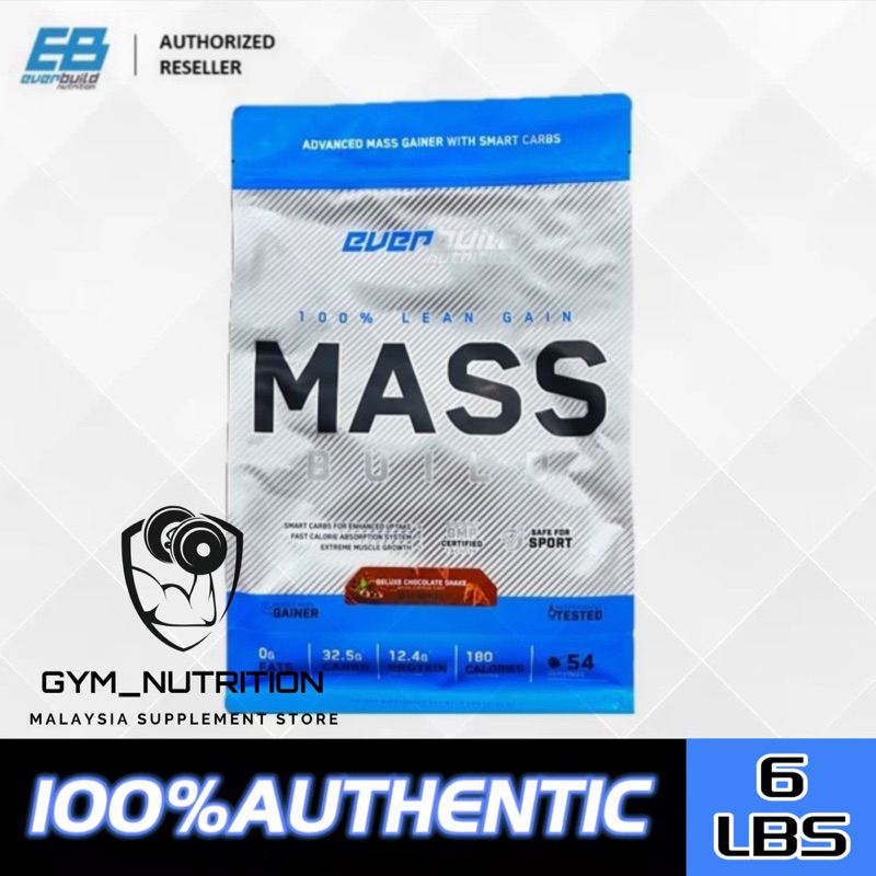 EverBuild Mass Build (6lbs) everbuild mass gainer,lean,lean mass gainer ...