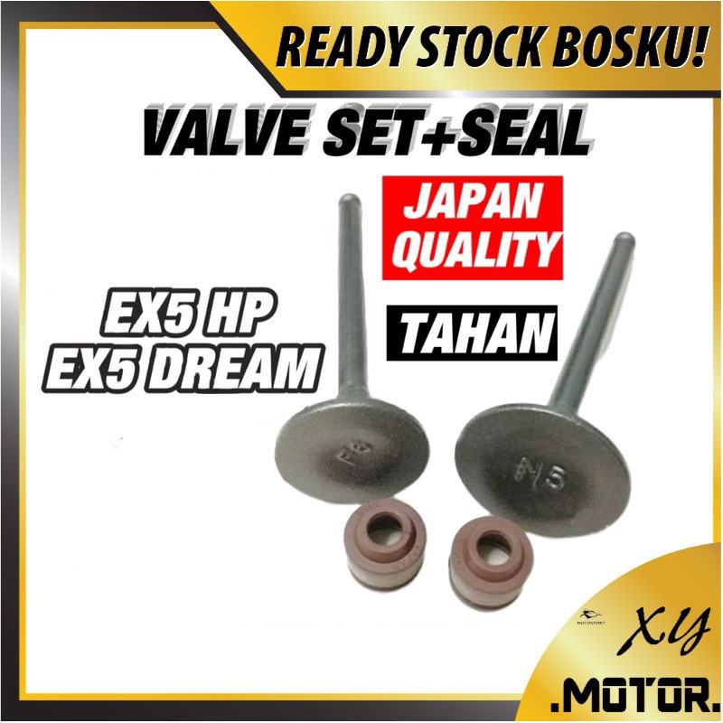 EX5 HIGH POWER EX5 HP EX5 DREAM VALVE SET VALVE IN EX VALVE SEAL JAPAN ...