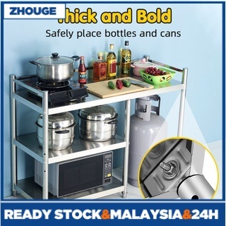 Kitchen Stove Rack Stainless Steel Rak Dapur Gas Rak Memasak Kabinet ...