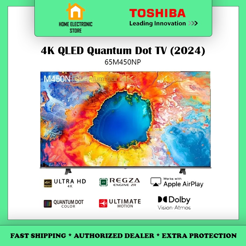 Toshiba 65″ 65M450NP 4K UHD DLED Quantum Dot Smart TV | Shopee Malaysia