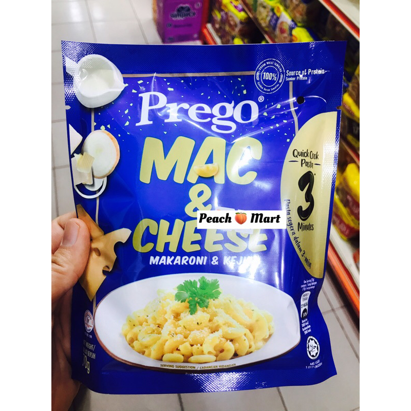 Prego Mac & Cheese Makaroni dan Keju 70gm | Shopee Malaysia