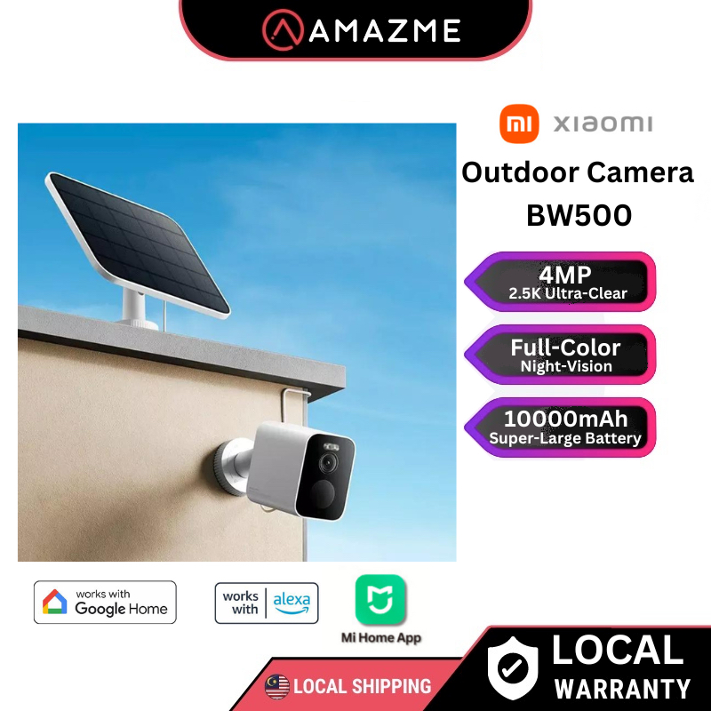 Xiaomi Outdoor Camera BW500 2.5K Smart WiFi 10000mAh Battery | IP67 ...