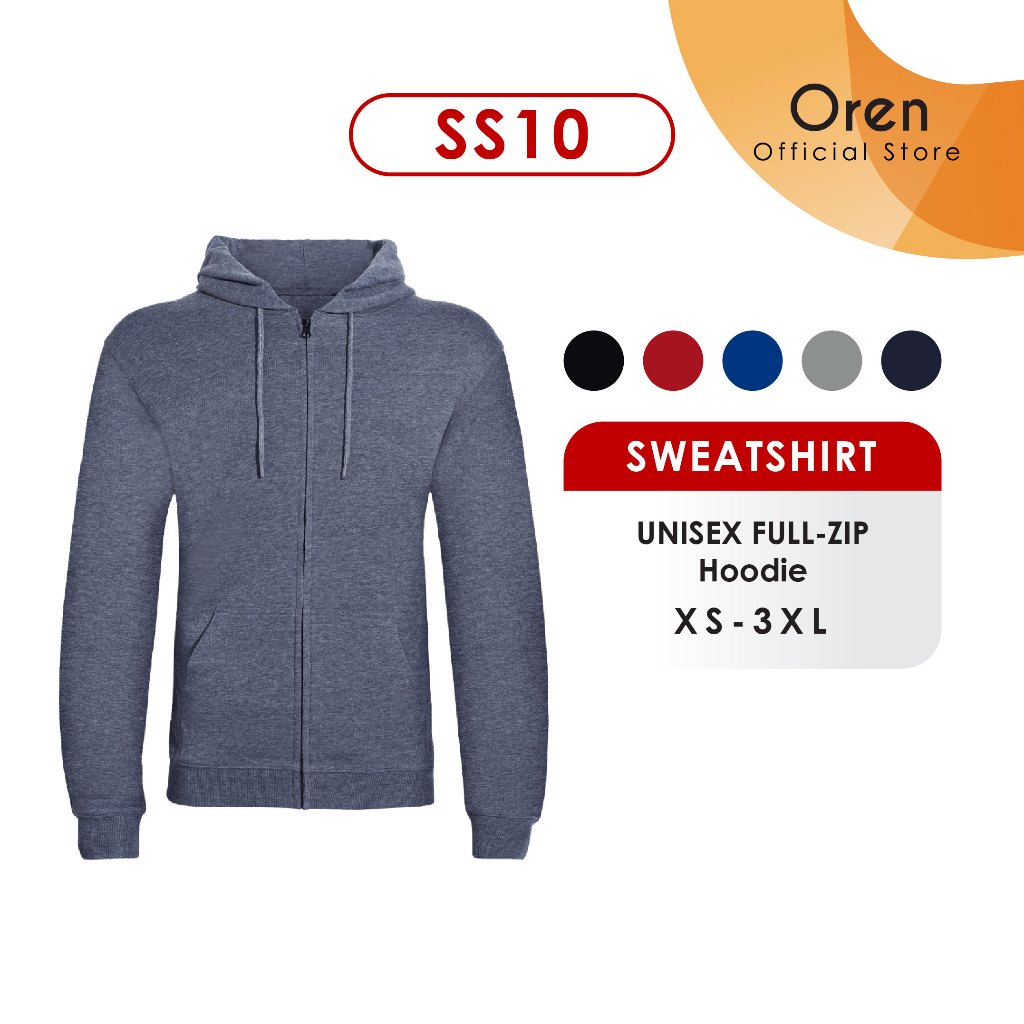 Oren Sport SS Full-Zip Hoodie Jacket SS10 | Shopee Malaysia