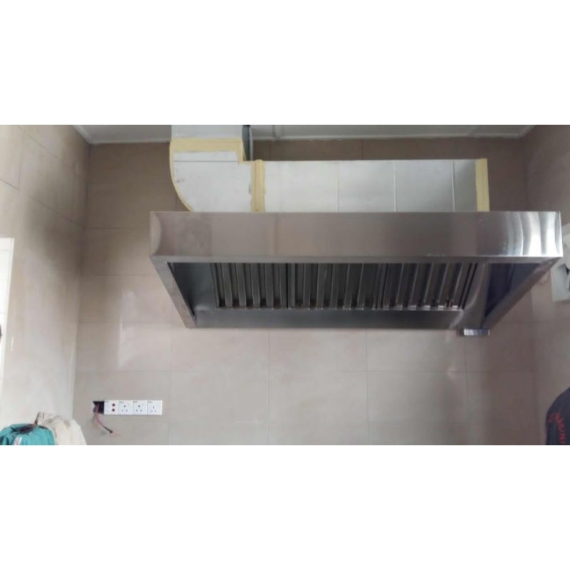 Restaurant commercial exhaust kitchen hood system & air coolar system ...