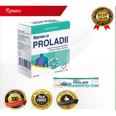 Remeco PROLADII 250mg 10 Sachets Lemon Flavor 1.15g per Sachet ...