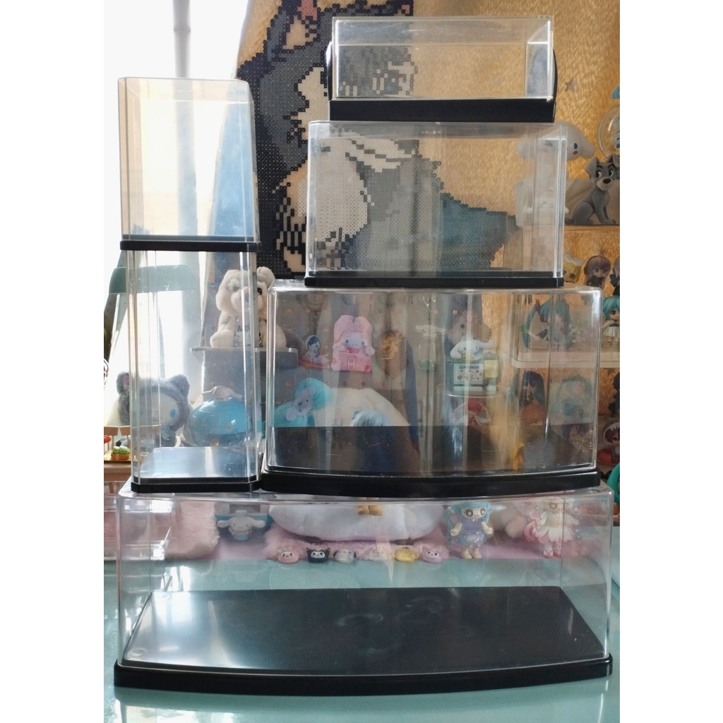 USED Daiso Japan Toy Figure Acrylic Display Storage Box Collection ...