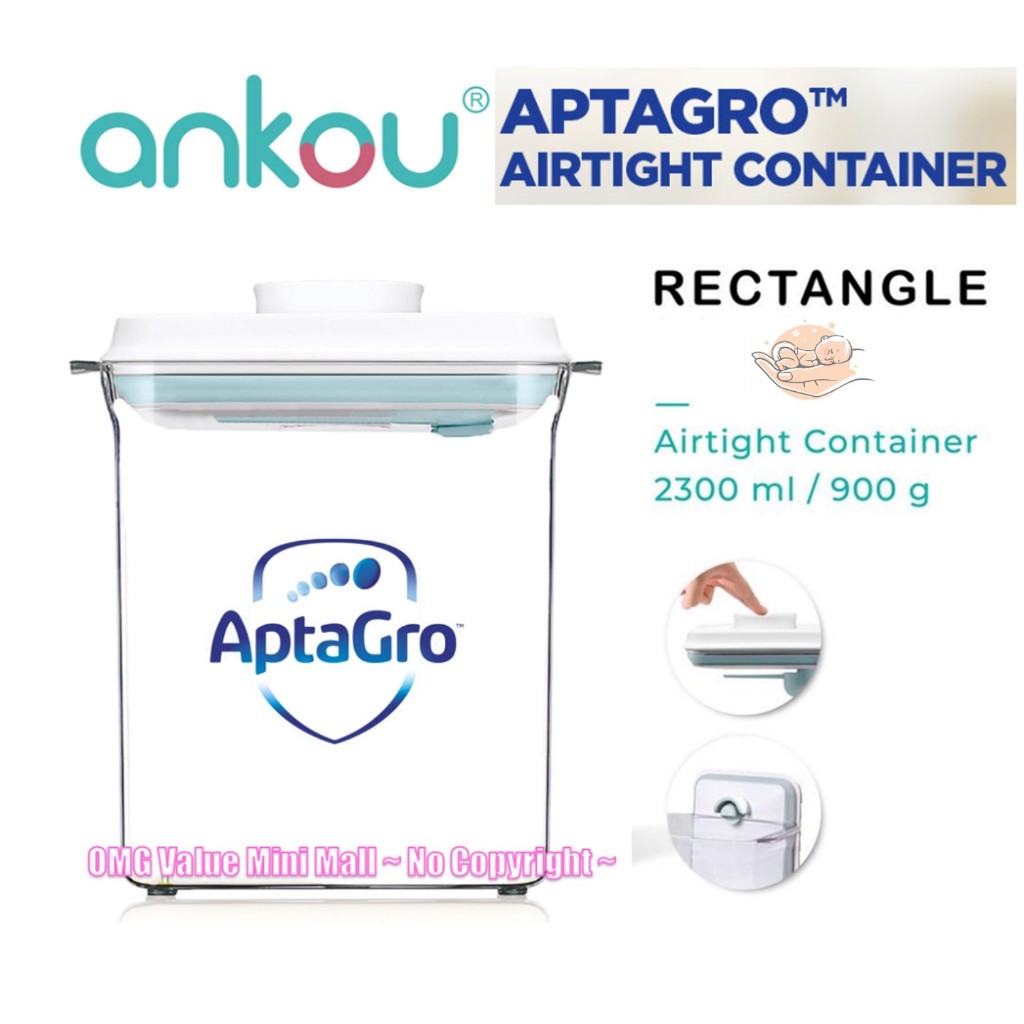ANKOU x AptagroAirtight Milk Powder Food Container with Scraper ...