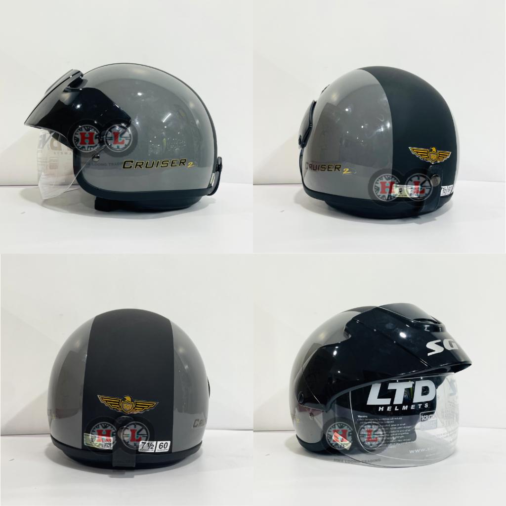 SGV CRUISER VISOREX HELMET (Helmet Sgv Cruiser 2 Original)- Topi ...