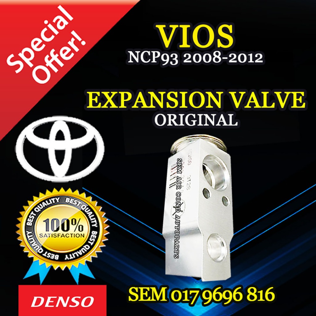 TOYOTA VIOS NCP93 2008-2012 YEAR ORIGINAL DENSO EXPENSION VALVE ...