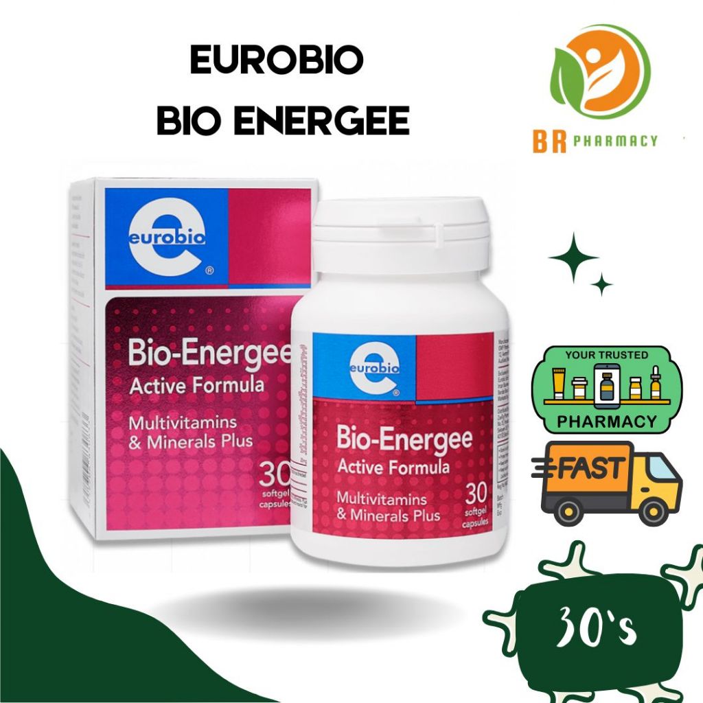 Eurobio Bio-Energee Multivitamins & Minerals Plus (30 Tablets) | Shopee ...