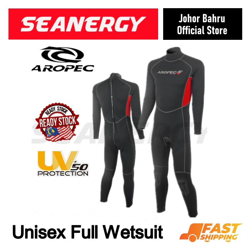 Aropec Fullsuit Wetsuit Unisex Wet Suit Full Suit Neoprene Scuba Diving ...