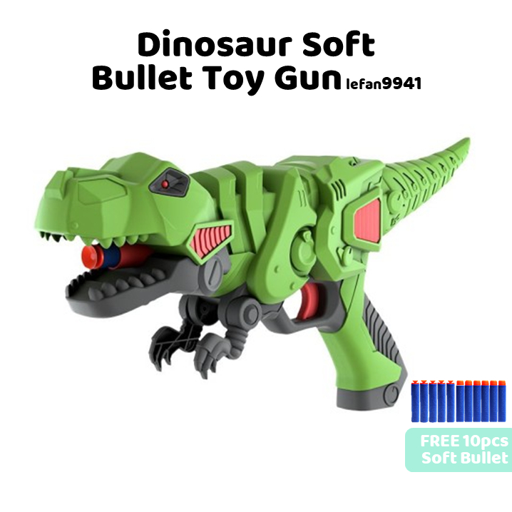 👶🏻Woobbies Blaze Storm Toy Gun Lefan Toy Gun 3in1 M416 Dinosaur Soft ...