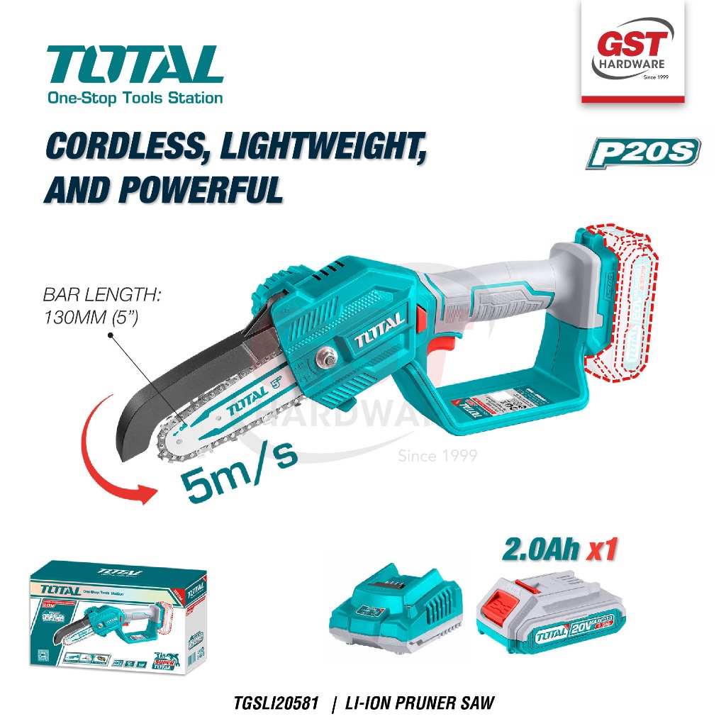 🔥 TOTAL Pruner Cordless Saw Cordless Chainsaw Total Chainsaw Cordless ...