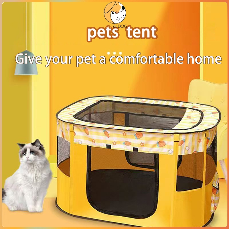 Cat Tent Portable Outdoor Cattery Fences Pet Tent Houses For Foldable ...