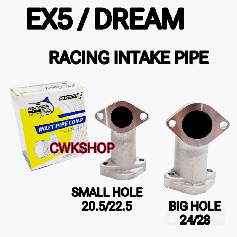 EX5 DREAM RACING INTAKE PIPE 22MM 24MM 28MM ESPADA | Shopee Malaysia
