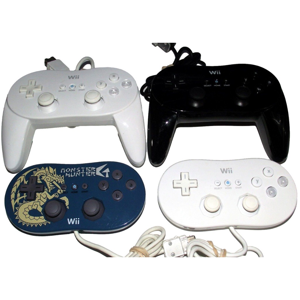 Original nintendo wii classic gamepad controller pro wired rvl 005 ...