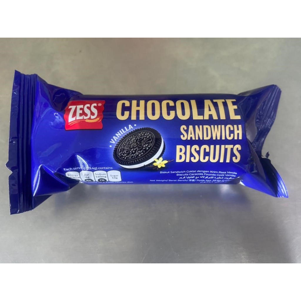 Zess Chocolate Biscuits Chocolate Sandwich Biscuit Chocolate Flavor (58 ...