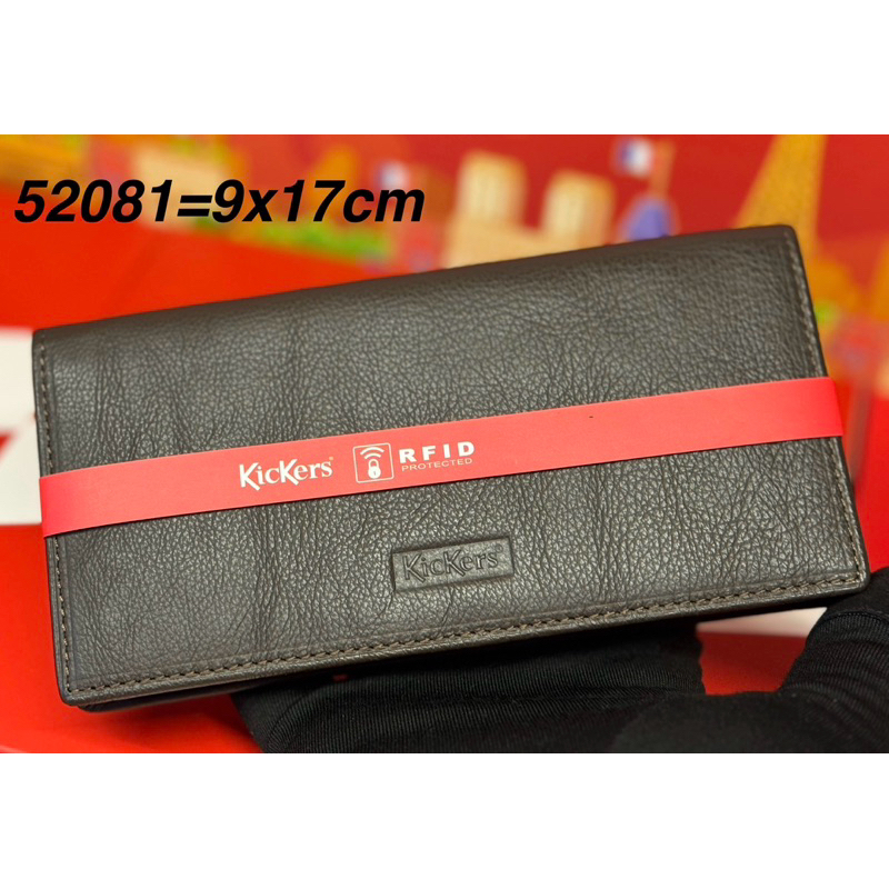 Kickers Genuine Leather RFID Long Purse 💯% Ori ( 52081 ) | Shopee Malaysia