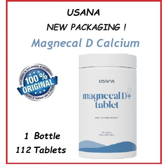 [新客首单优惠] USANA MAGNECAL D PLUS Exp 06/2026 活力鈣鎂D片 112 TABLETS | Shopee ...