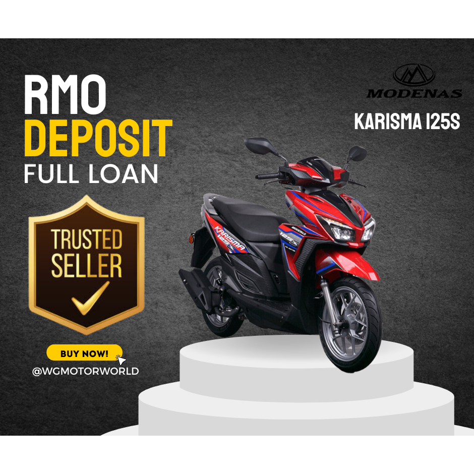 Modenas Karisma 125 Scooter *𝐁𝐑𝐀𝐍𝐃 𝐍𝐄𝐖 𝐔𝐍𝐑𝐄𝐆𝐈𝐒𝐓𝐄𝐑* Price OTR + FREE ...