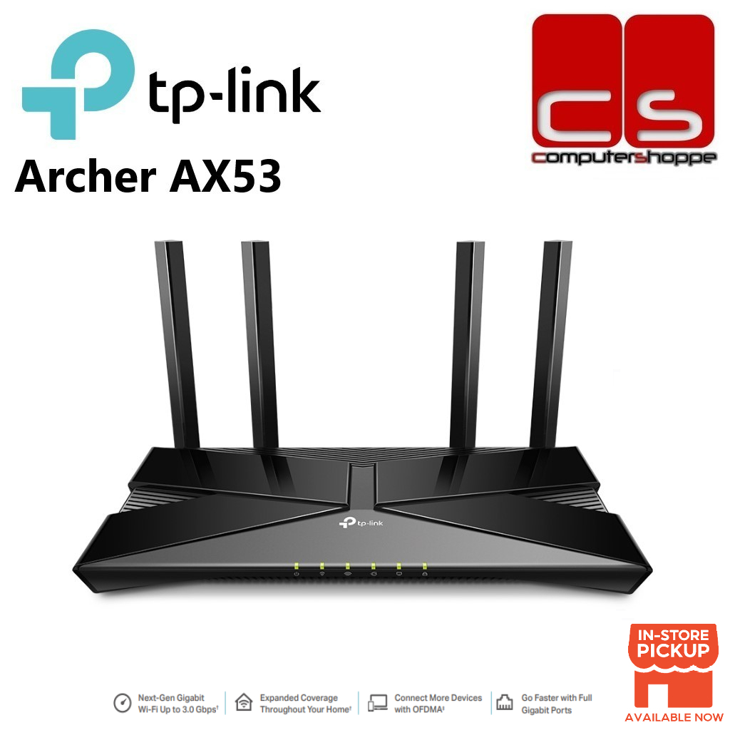 TP-Link Archer AX53 AX3000 Dual Band Gigabit Wi-Fi 6 Router | Shopee Malaysia