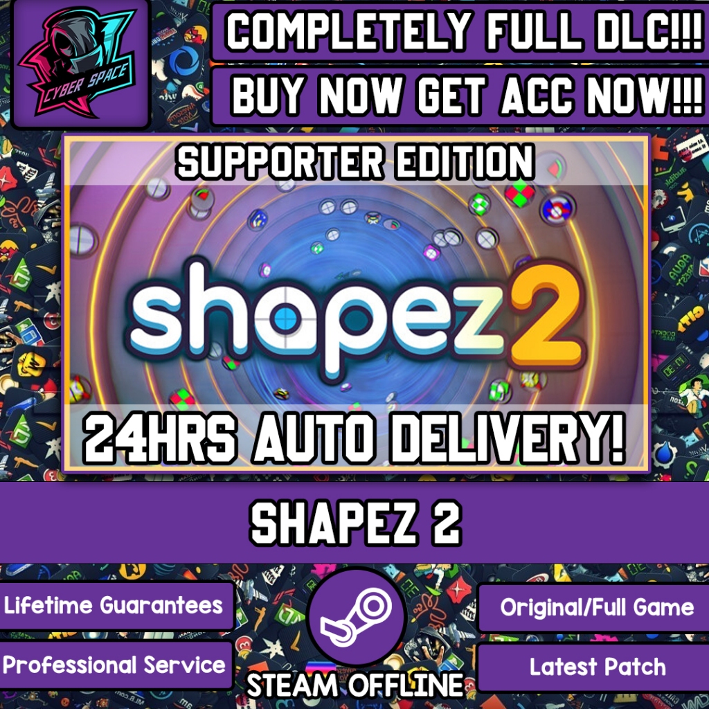 Shapez 2 [Auto Delivery] [Steam Offline] [Full DLC] Cyber Space PC Game | Shopee Malaysia