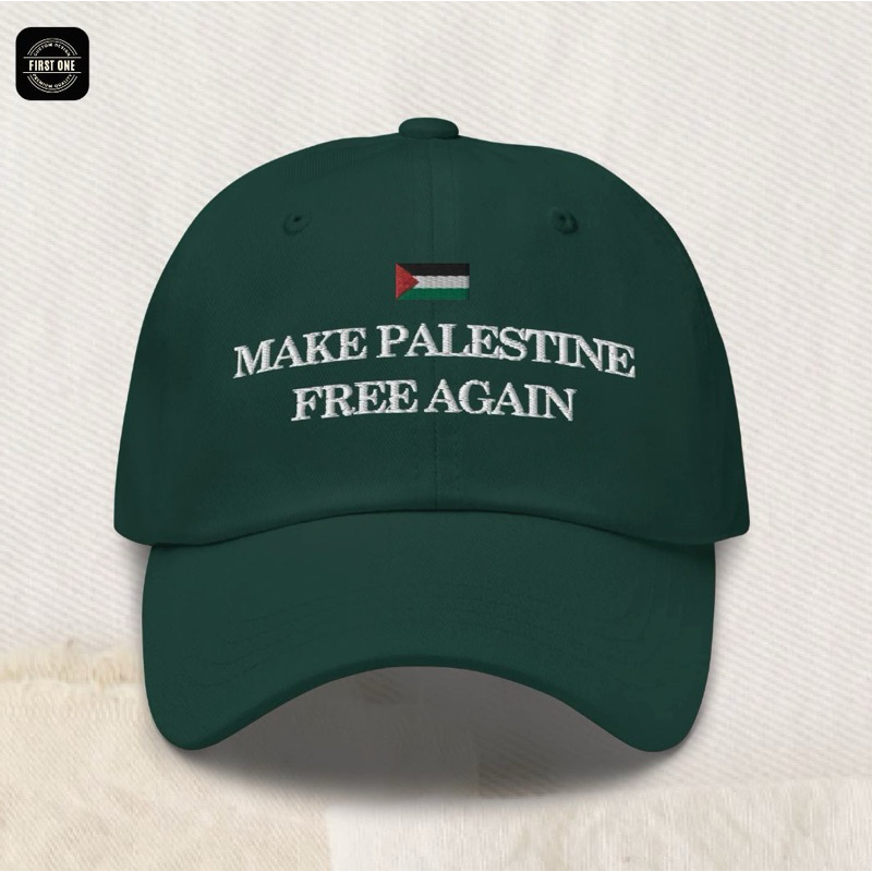 Make Palestine Free Again Dad Hat Topi "Make Palestine Free Again cap ...