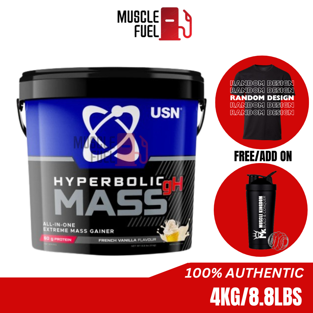 USN Hyperbolic Mass gH Extreme Weight Gainer Protein Powder Bulking ...
