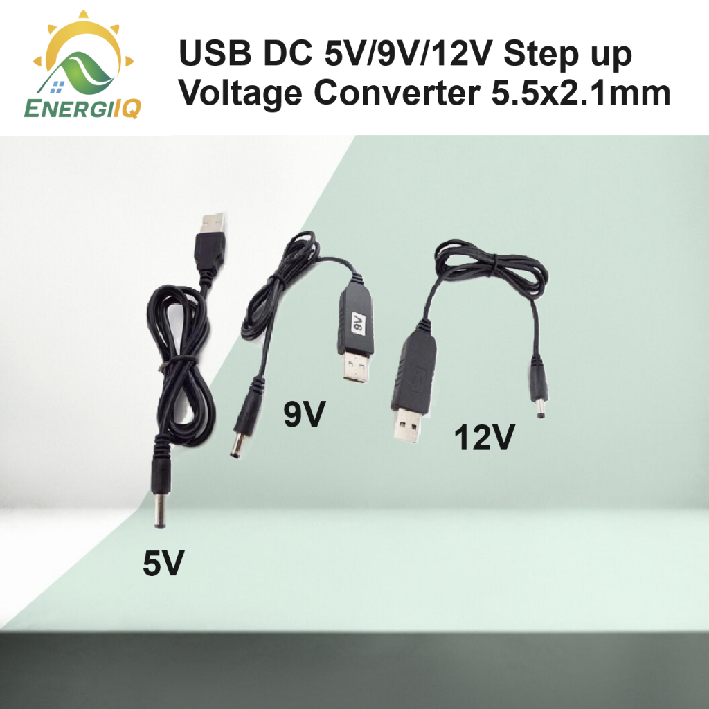 USB DC 5V to 5V / 9V / 12V Step Up Voltage Converter – Output connector ...