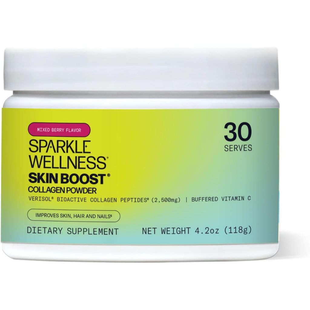 Sparkle Skin Boost Verisol Collagen Peptides Powder with Vitamin C ...