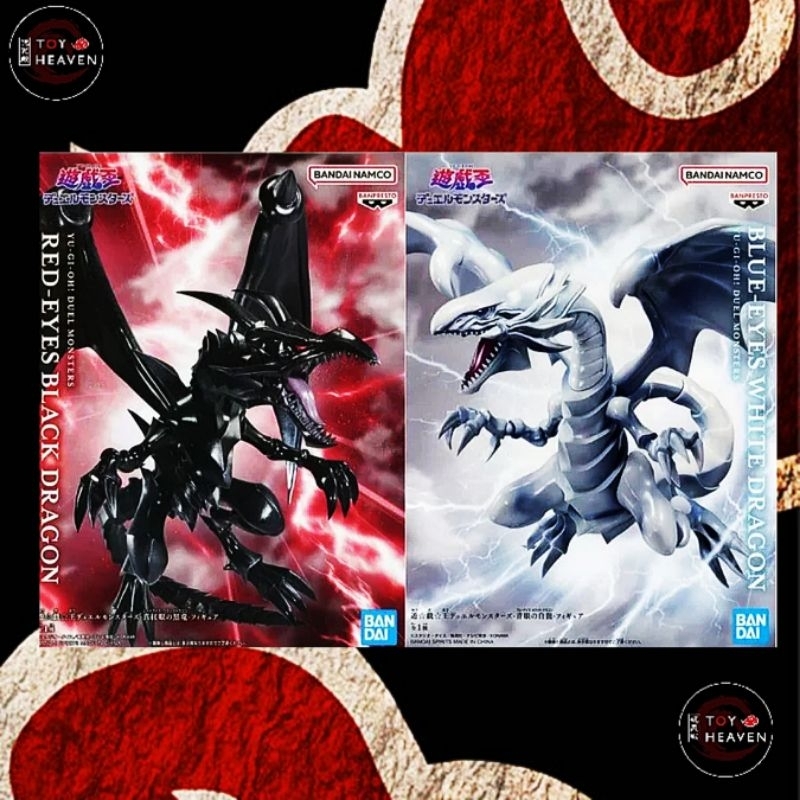 🔥ORIGINAL🔥YU-GI-OH! DUEL MONSTERS BLUE EYES WHITE DRAGON & RED EYES ...