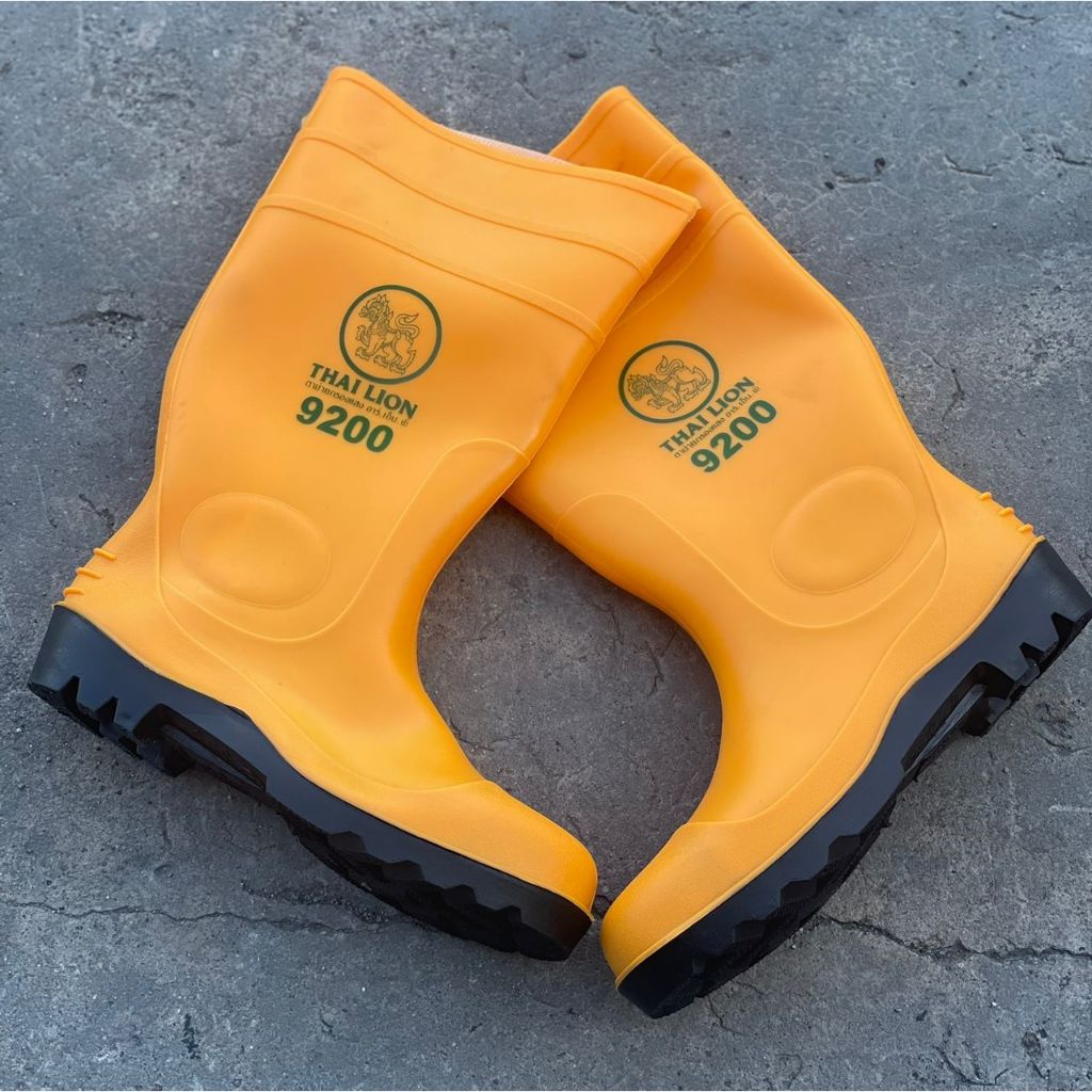 SAFETY RUBBER BOOT (+Steel Toe Cap) | Safety Shoe | Kasut Getah Kuning ...