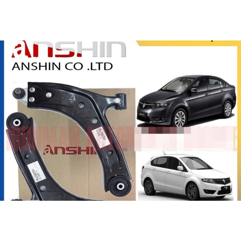 ORIGINAL ANSHIN JAPAN PROTON EXORA PREVE SUPRIMA FRONT LOWER ARM ...