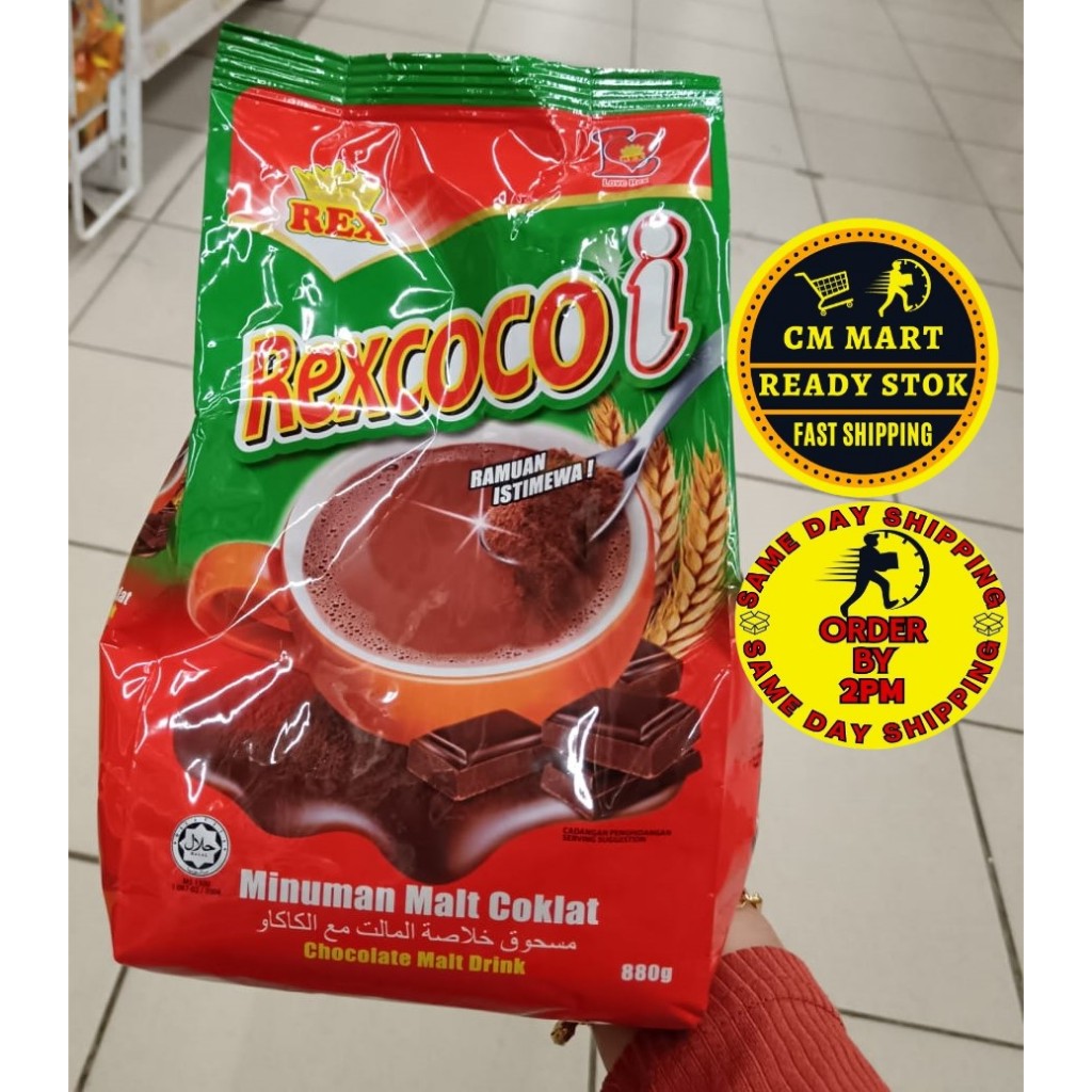 REXCOCO I MINUMAN MALT COKLAT ( CHOCOLATE MALT DRINK ) 880GM (READY ...