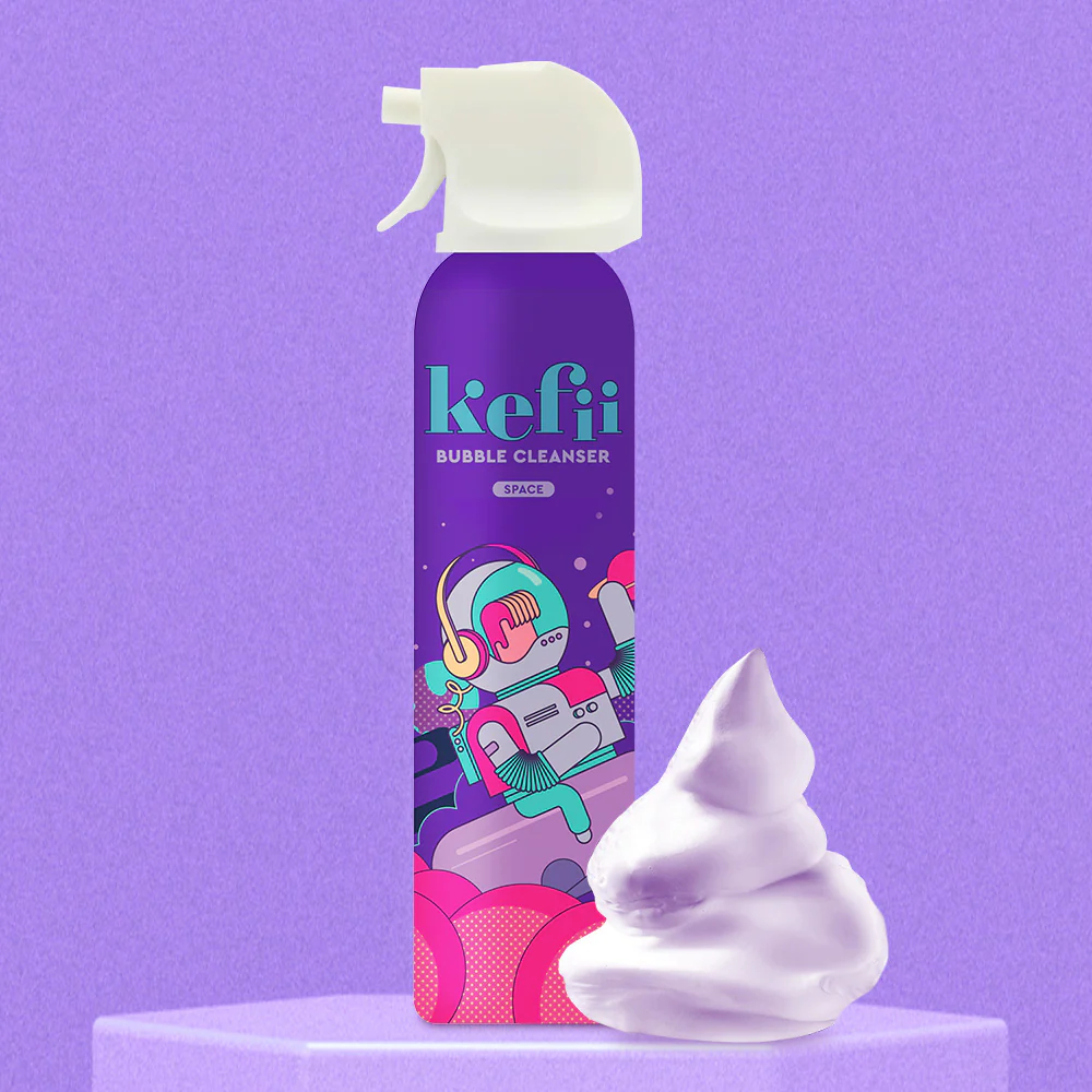 Readystock Viral Tiktok Kefii Bubble Cleanser Kids bath Bathtime Space ...