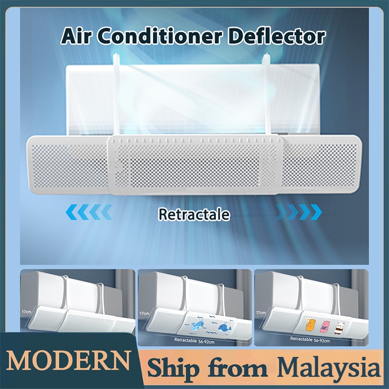 Ready Stock Air Conditioner Windshield Adjustable Air Baffle Block ...